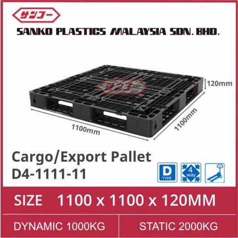 Cargo Pallet D4-1111-11 | Sanko Plastic