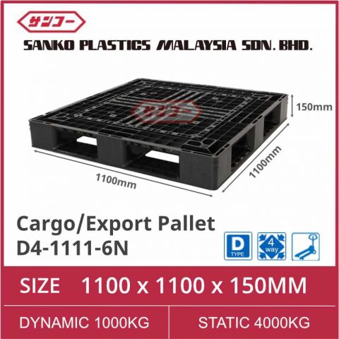 Cargo Pallet D4-1111-6N | Sanko Plastic